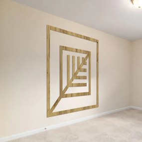 Geometrická dřevěná dekorace na zeď - Moderní design | SENTOP HDF0397-B