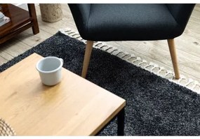 koberec BERBER 9000 šedý střapce, Maroko, Shaggy velikost 160x220 cm | krásné koberce cz