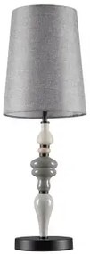 LED šedo-hnědá stolní lampa Damo