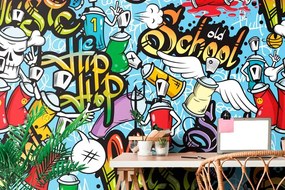 Tapeta Hip hop street art - 375x250 cm