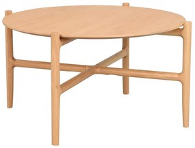 Přírodní dubový konferenční stolek Rowico Hornis M