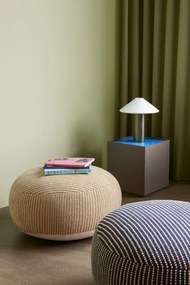 Hübsch Stmívatelná stolní LED lampa Orbit Dark green, zelená barva, sklo, kov