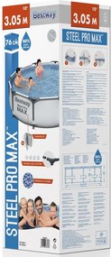 Nadzemní bazén Steel Pro Max 457 x 107 cm 14970 l 5v1 BESTWAY 53397