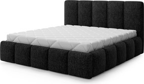 Postel Edvige + Dřevěný rám + plynový výtah + kontejner 180x200