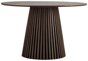 House Nordic Jídelní stůl OSAKA ø120 cm tmavě hnědý