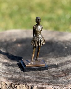 Bronzová socha malá soška - Tanečnice baletka Degas