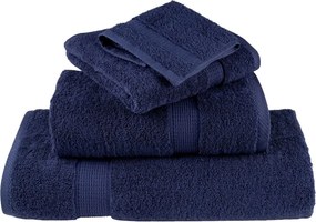 Prémiové ručníky SOLUND 4 ks tmavě modré 50x100 cm 600 g/m² 137258