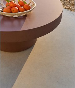 Betonový kulatý zahradní konferenční stolek ø 90 cm Aiguablava – Kave Home