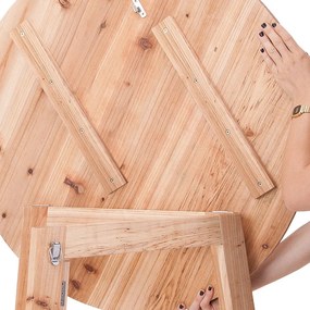 Deuba Barový skládací stůl - Ø78 cm