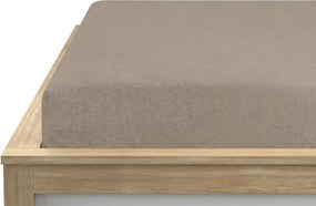 Froté prostěradlo EXCLUSIVE pískové 90 x 200 cm