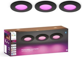 Philips - SADA 3x LED RGBW Stm. koup. podhled. svít. Hue SLIM LED/8,3W/230V IP44