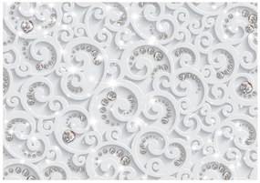 Murando DeLuxe Tapeta bílá elegance Velikost (šířka x výška): 350x256 cm