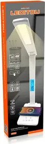 MED MT222 bílá / LED stolní lampa / Indukční nabíječka