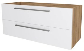 Mereo Bino, koupelnová skříňka 121 cm, Multidecor, Ořech Pacifik přírodní CN693SOPP2