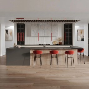 Sollux Lighting Závěsné svítidlo PASTELO 3P červené