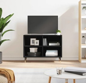 vidaXL TV skříňka 69,5 x 30 x 50 cm kompozitní dřevo [826958] Barva: Černá