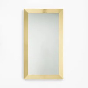 Zrcadlo ve zlatém rámu MILANO 74x134 cm