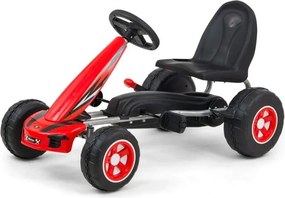 Dětská šlapací motokára Go-kart Milly Mally Viper červená