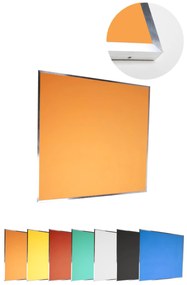 VYLEN Pěnová nástěnka s hliníkovým rámem 100 x 100 cm Barva: 20 Oranžová