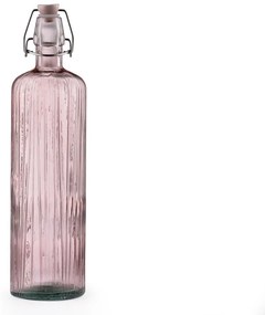 Bitz Skleněná láhev na vodu 1,2 liter Light pink