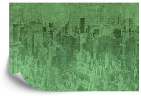 Fototapeta New York City Grunge I Green Hladký vinyl 254x184