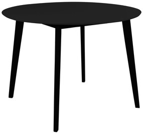 House Nordic Jídelní stůl, černý\nØ105x75 cm