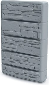 Sud na dešťovou vodu Stone Will 400 l světle šedý