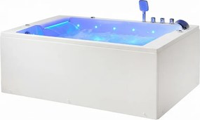 BPS-koupelny Hydromasážní vana HYD-GL8410 180x120 s ohřevem vody