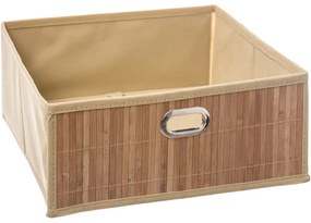 Úložný box na drobnosti, 31 x 31 x 14 cm, bambusový