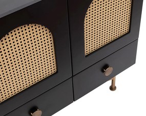 Kalune design Konzolový stolek CLIFF s vídeňskou pleteninou