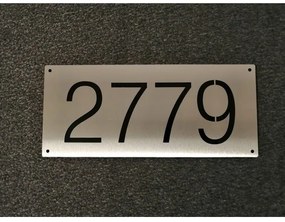 Domovní číslo tabulka 3b Velikost: 43 x 20 cm (XL) - Doporučujeme