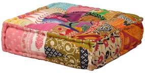 vidaXL Marketos 2místný modulární pouf patchwork textil