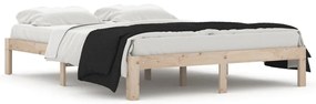 Rám postele masivní dřevo 150 x 200 cm King Size - Default Title