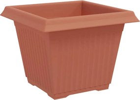Květináče 6 ks Cihlově červená Plast 3403293