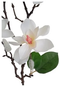 Umělá větvička Magnolie bílá, 64 cm