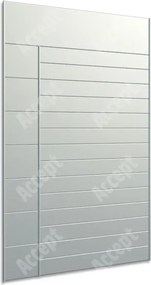ACCEPT Hlavní orientační tabule ACS 011 (612 x 1031 mm) - stříbrná tabule