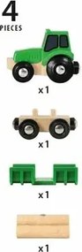 BRIO Traktor s přívěsem a nákladem / od 3 let