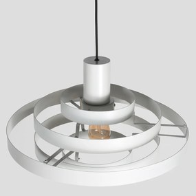 Retro Pendant Lamp White Round - Halo Cirque