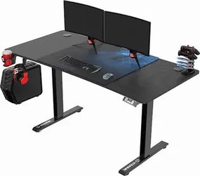 ULTRADESK LEVEL V2 modrá / Herní elektricky nastavitelný stůl / 140 x