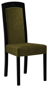 Čalouněná jídelní židle Heven VII, Barva dřeva: černý, Potah: Zetta 297