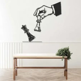 Elegantní dvoudílný obraz šachový design -  ŠACHMAT| SENTOP PR0435 plywood
