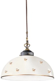 Kolarz 731.32.172- Lustr na lanku NONNA 1xE27/75W/230V pr. 36 cm květ. rose gold