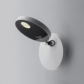 Artemide 1730W20A Demetra Spotlight, bílé nástěnné svítidlo se stmívačem 9W 2700K průměr 13cm