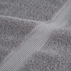 Prémiové ručníky SOLUND 4 ks šedé 50x100 cm 600 g/m² 137306