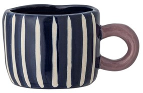 Bloomingville Hrneček na espresso Nini Blue 115 ml, modrá barva, keramika
