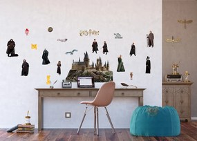 Dětská samolepka na zeď Harry Potter Kouzelné Bradavice | 65 x 85 cm | DDK2347