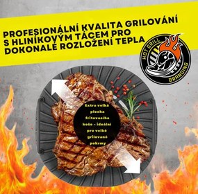 GourmetMaxx Horkovzdušná fritéza s grilem 2v1 FryBBQ 19177