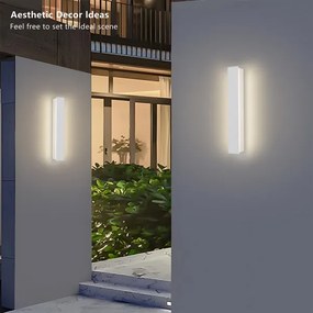 BRILAGI - LED Venk. nást. svít. LINEAR LED/8W/230V 3000K IP65 30 cm bílá CRI 90