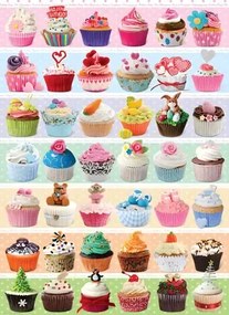 EUROGRAPHICS Puzzle Oslava cupcakes / 1000 dílků / 48,9 x 67,6 cm