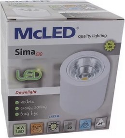 Přisazené LED svítidlo McLED Sima S30 30W 4000K ML-416.026.33.0